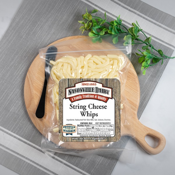 String Cheese Whips 10 oz - Nasonville Dairy